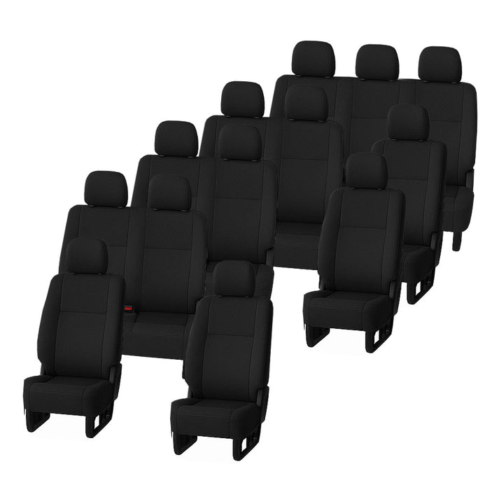 Toyota Hiace Commuter 12 Seater IRONSKIN Canvas Seat Covers (02/2019-O ...